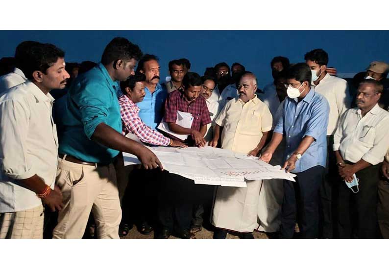 Tindivanam new bus stand | திண்டிவனம் புதிய பஸ் நிலைய பணியை அமைச்சர் ...