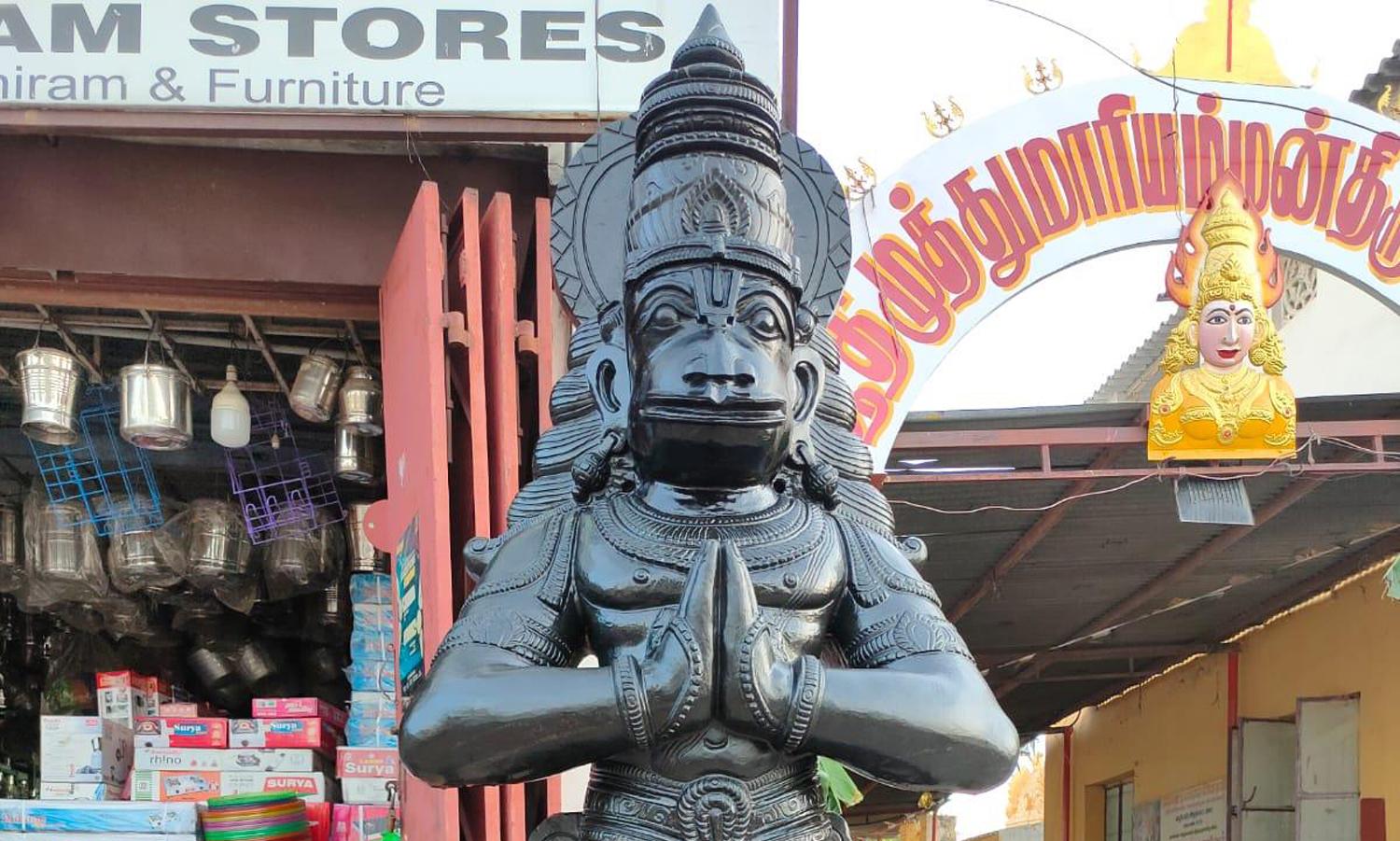 11 feet silai | 11 அடி உயர பக்த ஆஞ்சநேயர் சிலை