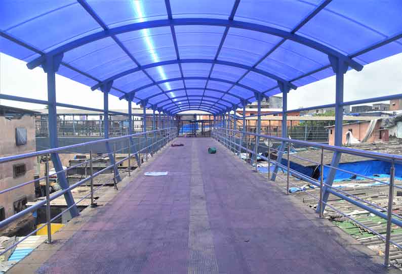 Magim Railway Station, the walkway connecting Dharavi - will be open ...