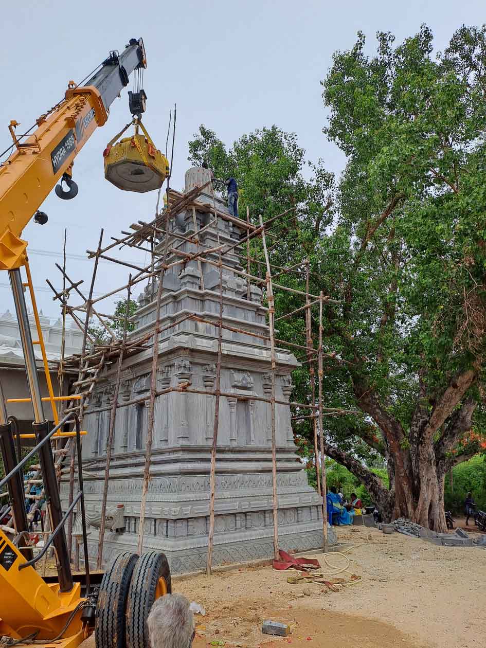 During the Pallava period, a single stone plane weighing 4 tons was ...