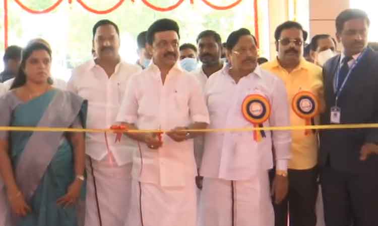Minister MK Stalin inaugurates new bus stand in Vellore | வேலூரில் ...