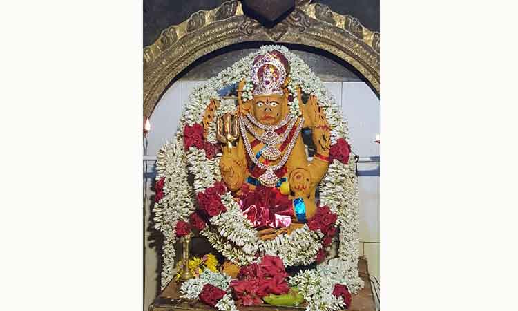 Sandalwood decoration for Nandavan Kaliamman | நந்தவன காளியம்மனுக்கு ...