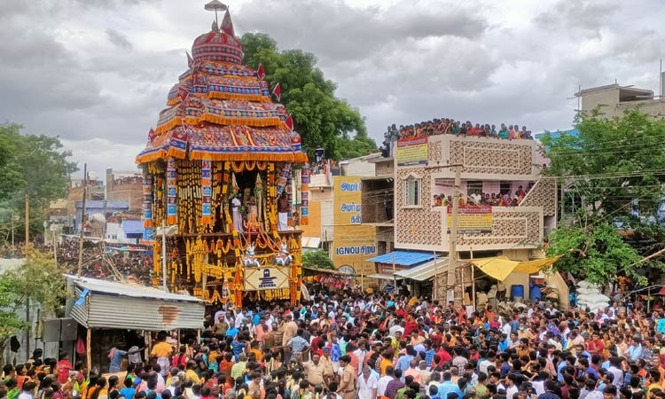 Vasudevanallur Arthanareeswarar Temple Anith Festival Chariot ...