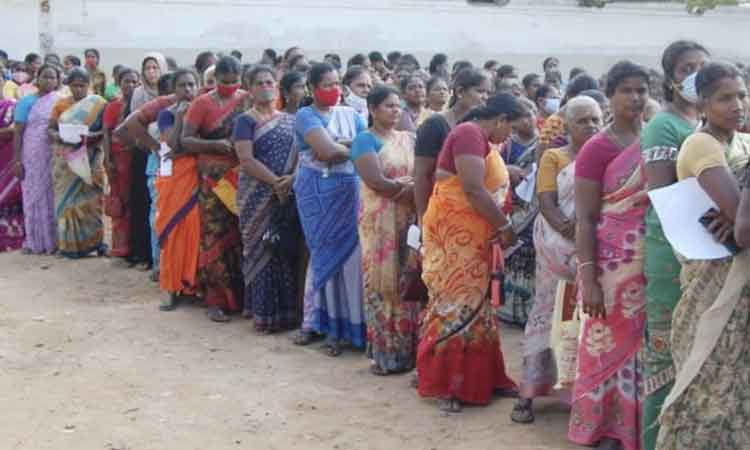 Food workers procession | சத்துணவு ஊழியர்கள் ஊர்வலம்