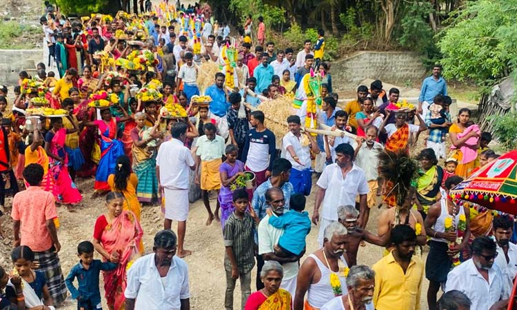 Tirumangalam: Thousands of devotees participate in the Puravi festival ...