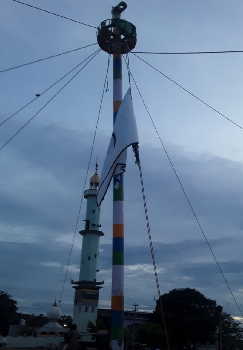 thiruvila | பாசிப்பட்டினம் தர்கா சந்தனக்கூடு திருவிழா கொடியேற்றம்