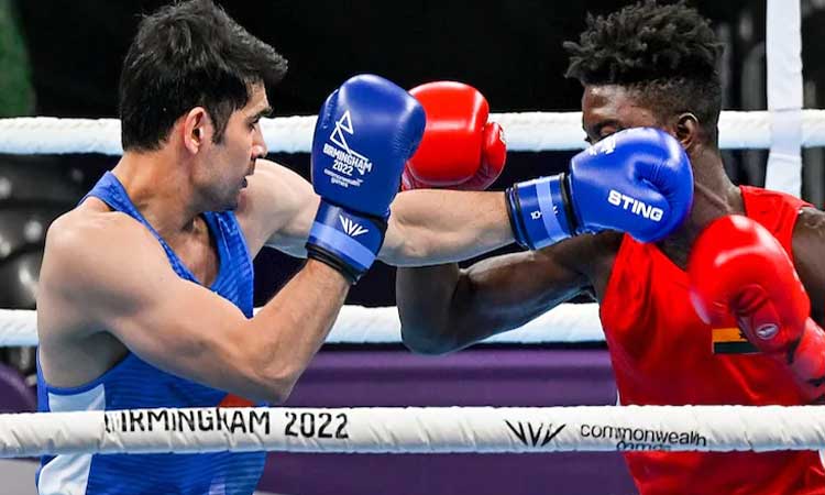 Commonwealth Men's Boxing: Rohit Tokas wins quarter-final | காமன்வெல்த் ...
