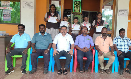 Irumathur IVL school students won the boxing competition ...