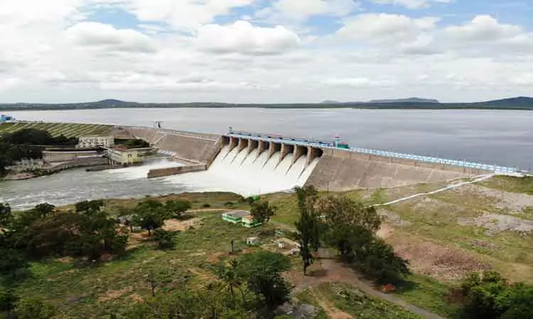 From Bhavanisagar Dam Release of 20 thousand cubic feet of excess water ...