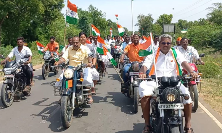 Motorcycle Rally of BJP | பா.ஜ.க.வினர் மோட்டார் சைக்கிள் பேரணி