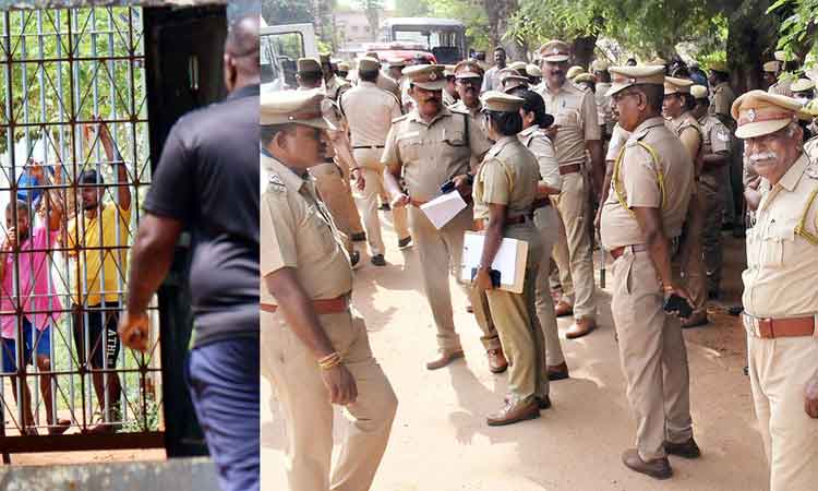 300 police raided the special refugee camp | அகதிகள் சிறப்பு முகாமில் ...
