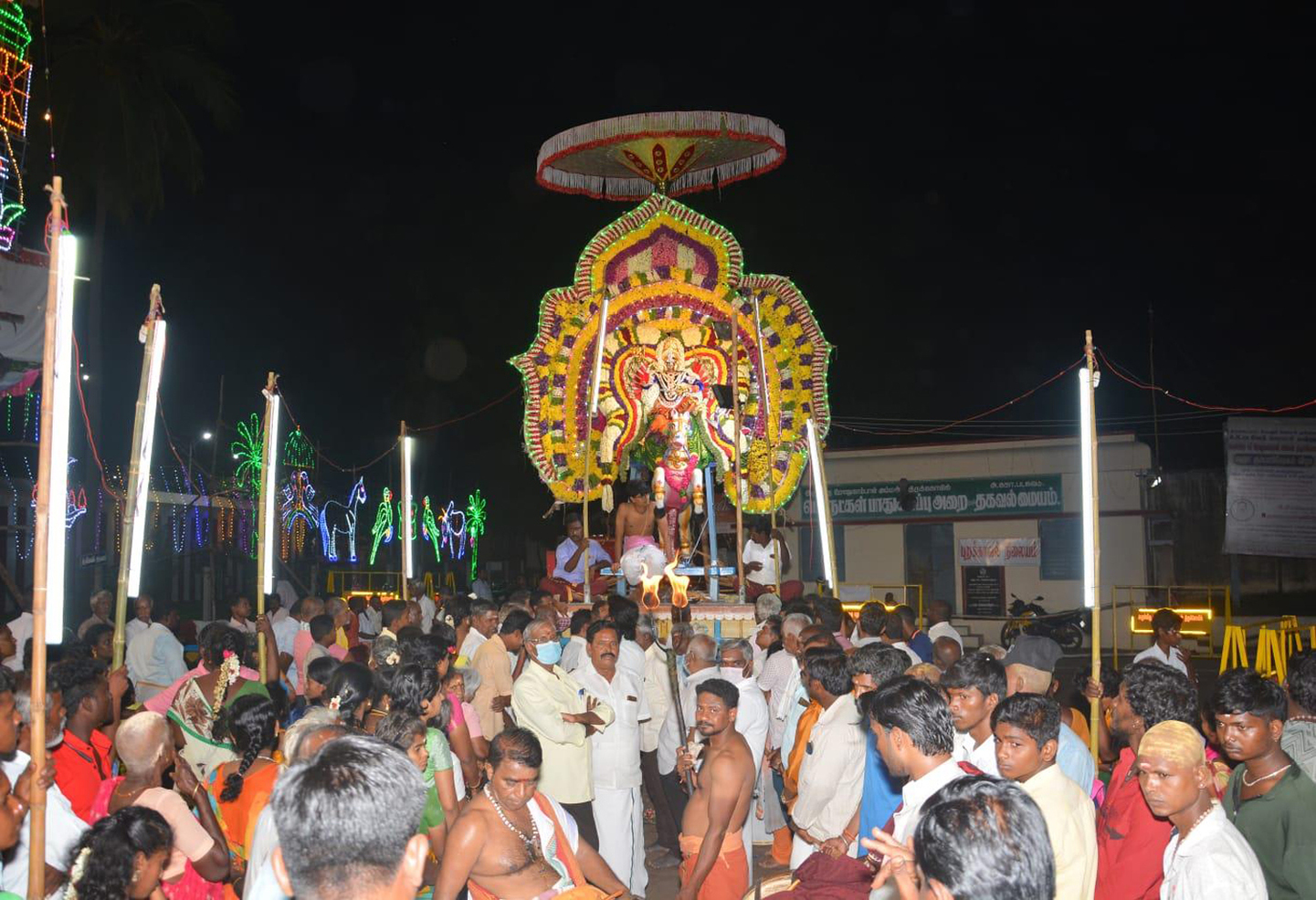 Patavedu temple festival in Mahishasuramartini Ambal street walk ...