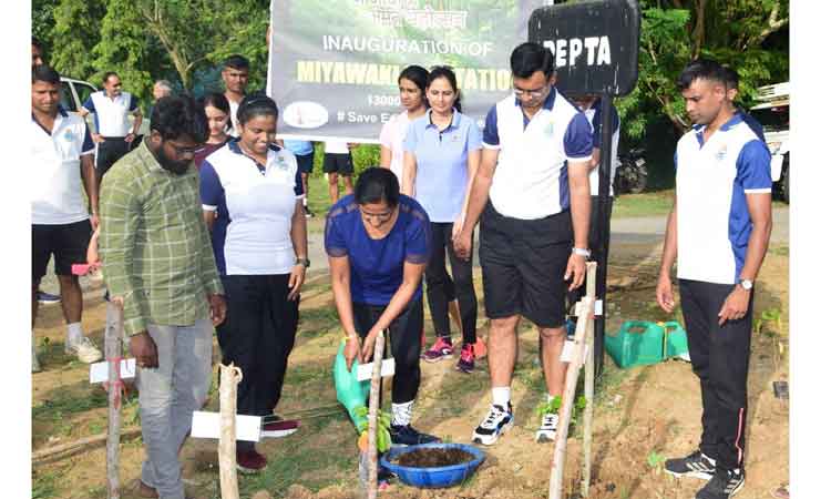 Arakonam INS Plantation of 13,200 saplings in Rajali | அரக்கோணம் ஐ.என் ...