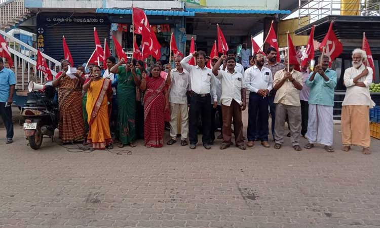 Marxist Leninist Demonstration | குளச்சலில் மார்க்சிஸ்ட் லெனினிஸ்டு ...