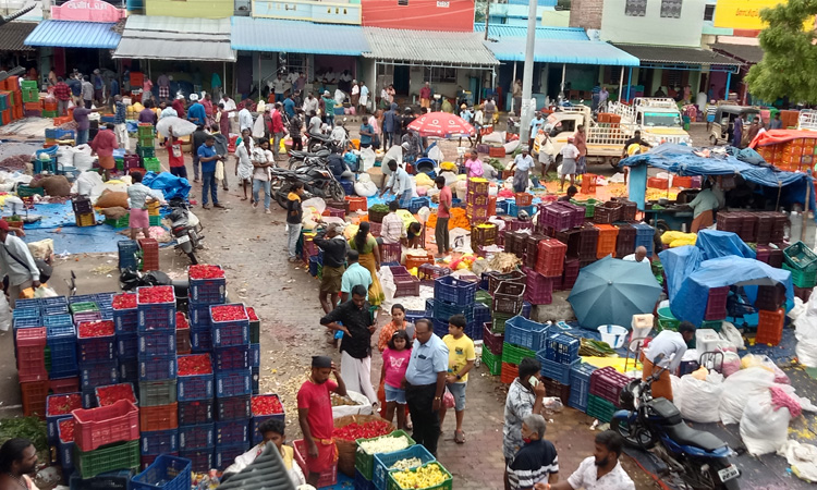 A record 500 tonnes of flowers were sold at Thovalai Flower Market ...