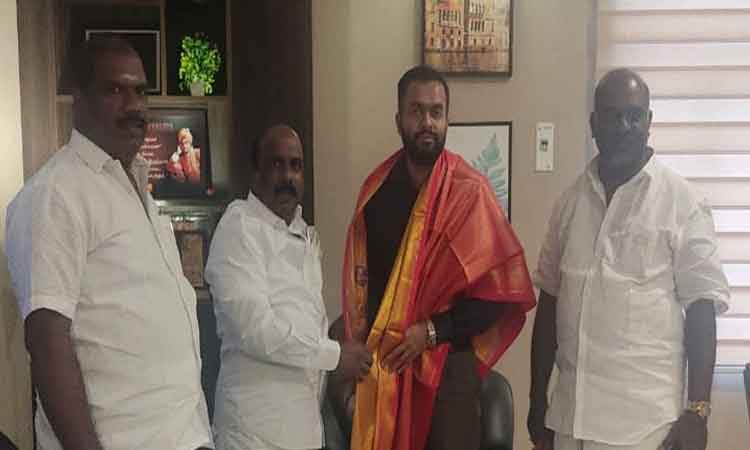 Manoj Pandian MLA to Tenkasi Collector Petition | தென்காசி கலெக்டரிடம் ...