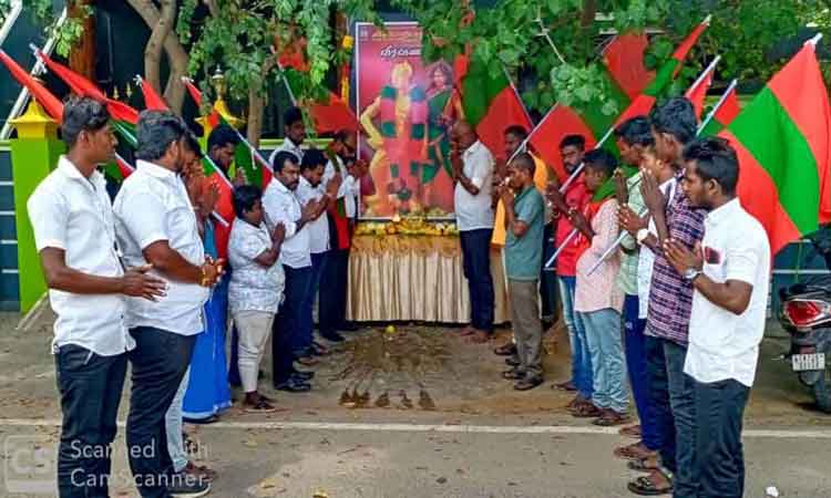 Veeran Sundaralingam portrait garlanded | வீரன் சுந்தரலிங்கம் ...