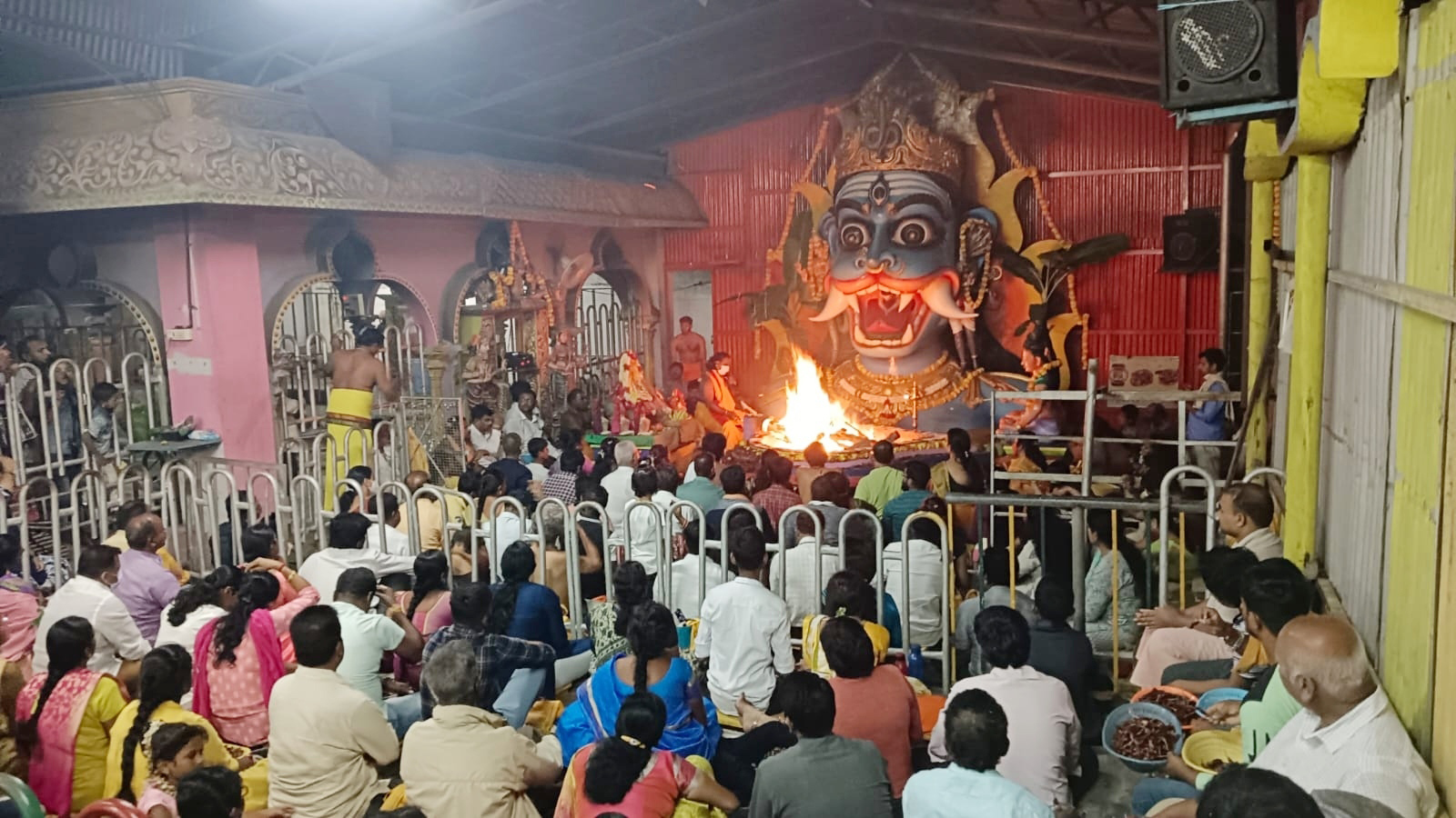 Avani Month Full Moon Puja at Hosur Prathiyangara Devi Temple | ஓசூர் ...