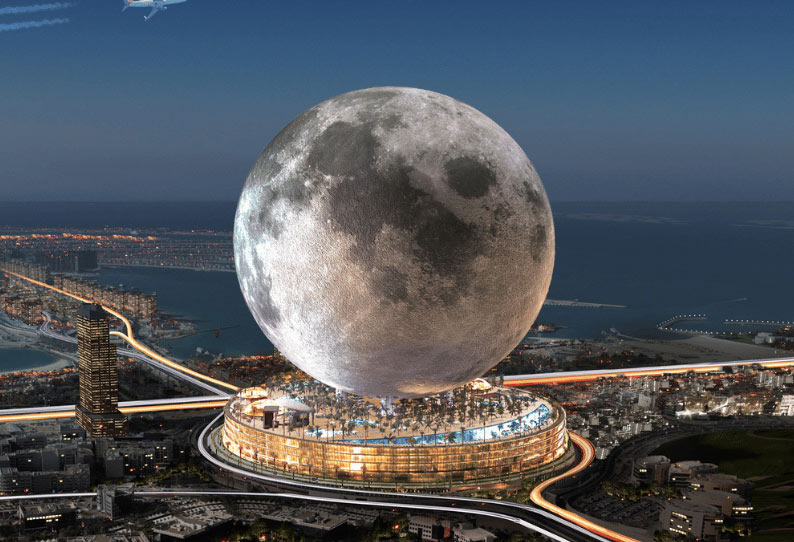 Dubai Is Building a Gigantic $5 Billion Moon-Shaped Mega-Resort ...