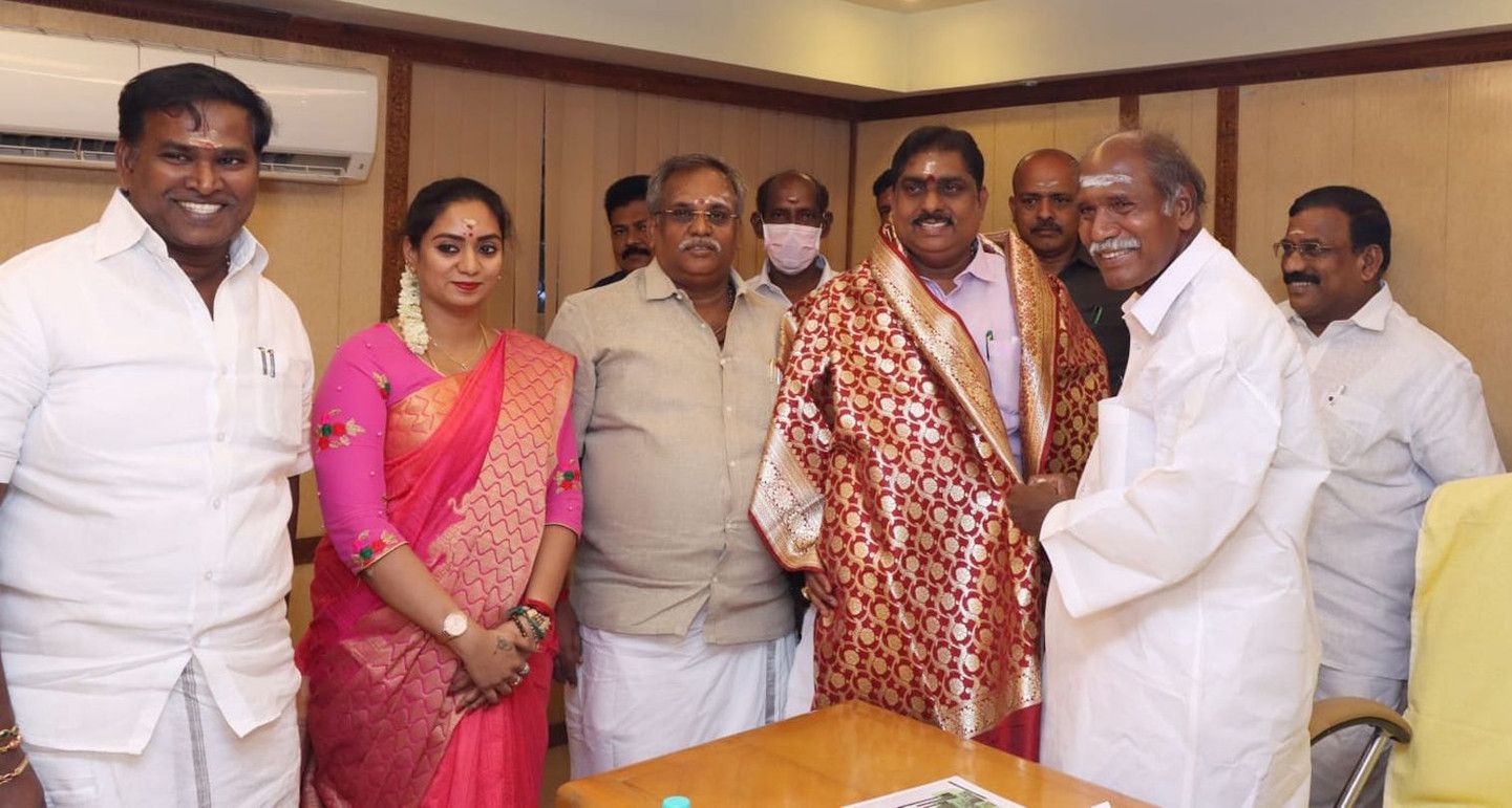 Rangasamy congratulates Minister Namachivayam | அமைச்சர் ...