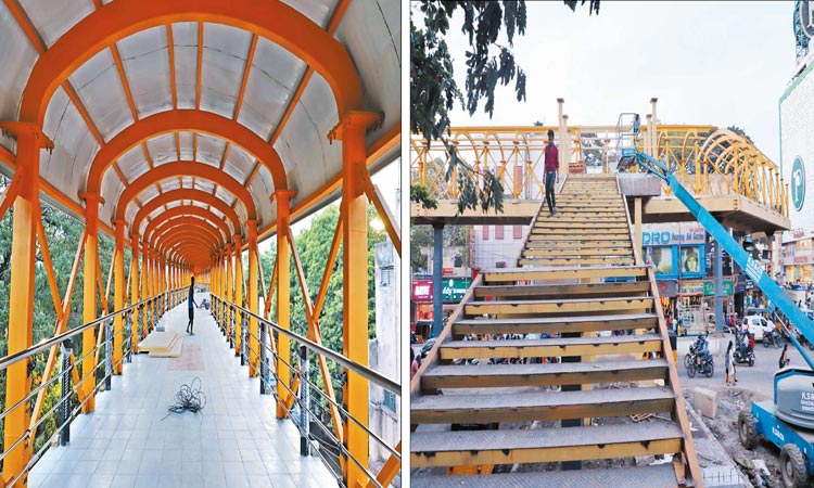 Skywalk flyover between Mambalam Railway Station - Thiagarayanagar Bus ...