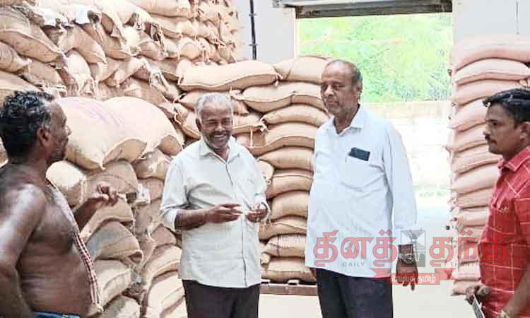Inspection of Supply Officer at Paddy Storage Warehouse | நெல் சேமிப்பு ...