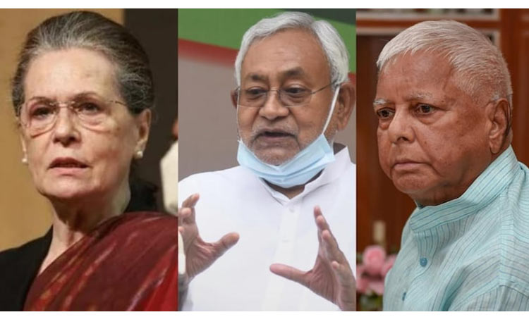 Lalu Prasad, Nitish Kumar meet Sonia Gandhi | சோனியாகாந்தியுடன் ...