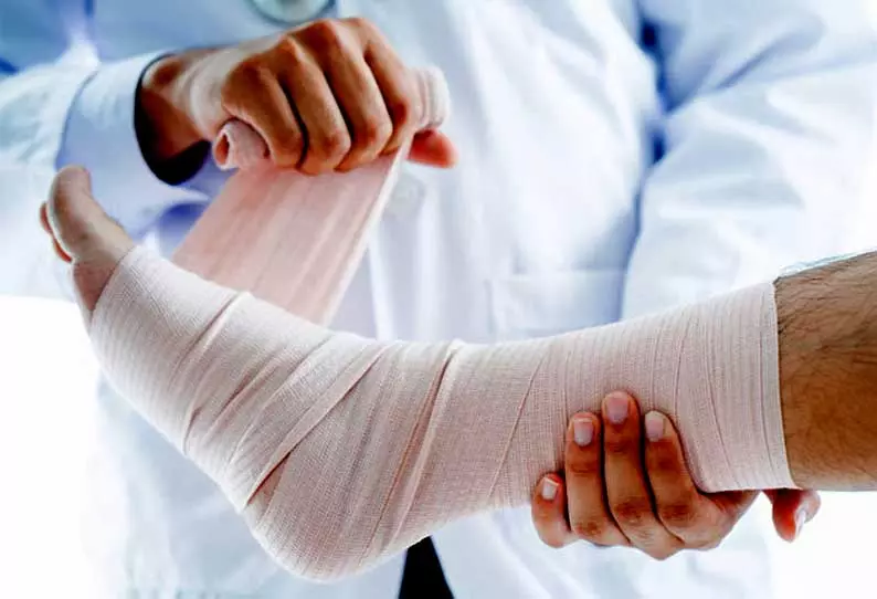 5 people, including 4 children, were injured when the perimeter wall ...