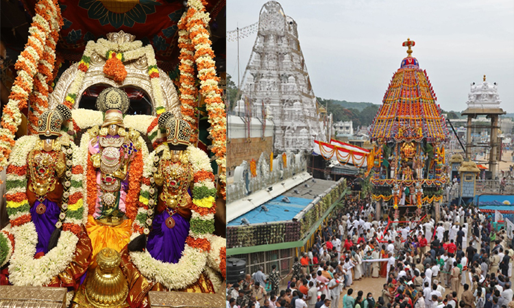 Malayappa Sami graced the devotees by getting up in the Maha Rath ...