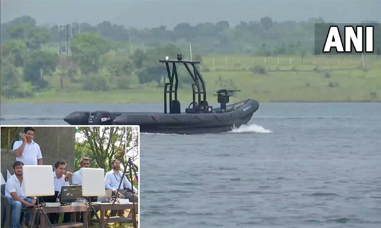 DRDO tested 3 remotely controlled unmanned,weaponized boats in Pune ...