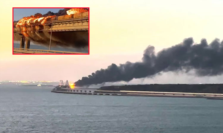 Bombing of Russia-Crimea Link Bridge; 8 people were arrested | ரஷியா ...