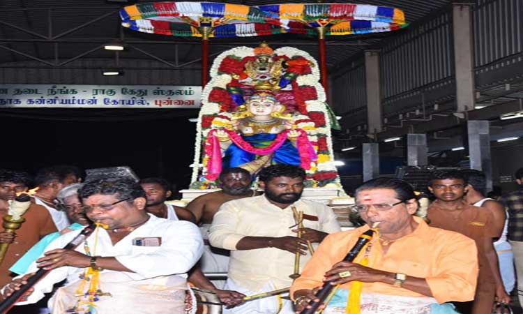 At Punnainagar Vanathirupati Temple Puratasi Saturday Special Worship ...