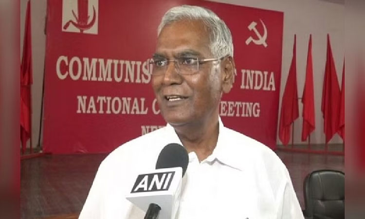 D Raja re-elected CPI general secretary for second term | தொடர்ந்து 2 ...