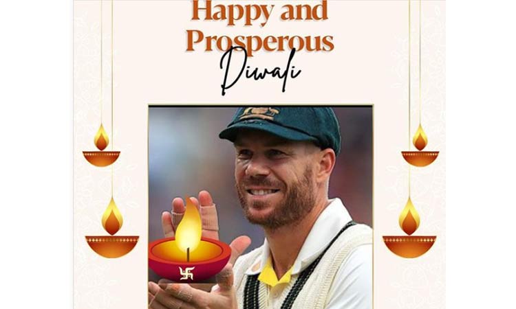 Diwali wishes from Australian cricketer David Warner...! | ஆஸ்திரேலிய ...