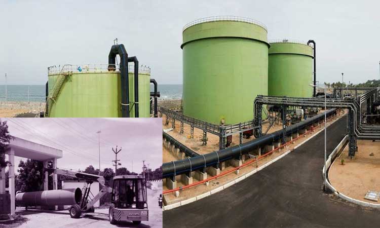 Construction of 2nd plant at Nemmeli desalination plant is 85 percent complete | நெம்மேலி ...