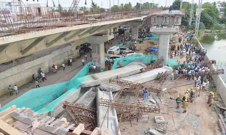 Under-Construction Flyover Collapses In Kerala, Worker Injured: Cops ...
