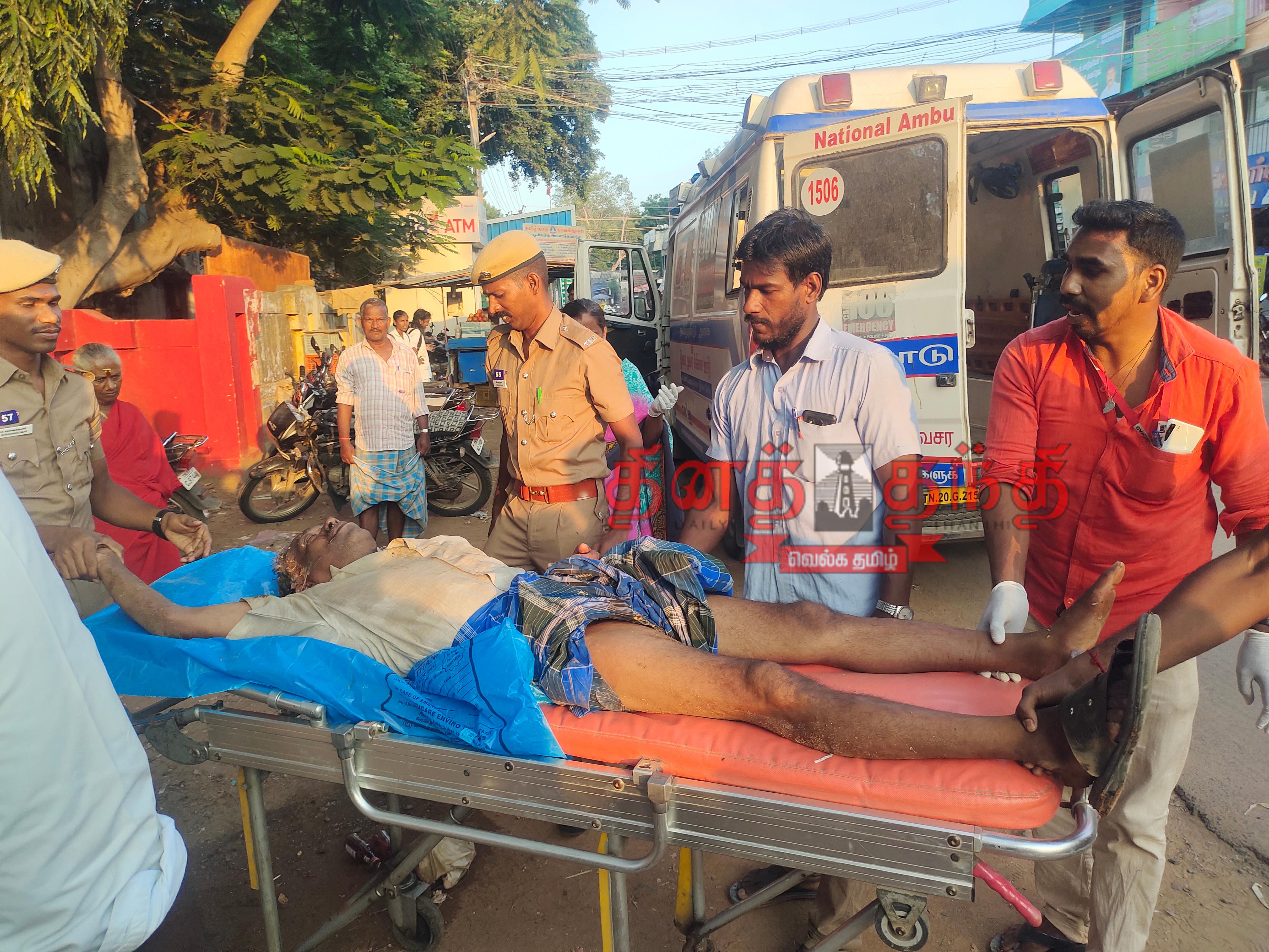 Senthurai police station caused a stir due to a person who fainted ...