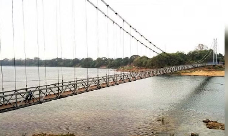 Suspension bridge in Odisha closed for one day for repair | ஒடிசாவில் ...