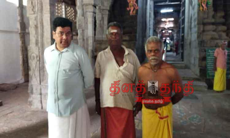 In Shivasailanatha temple Sabarisan Sami Darshanam | சிவசைலநாதர் ...