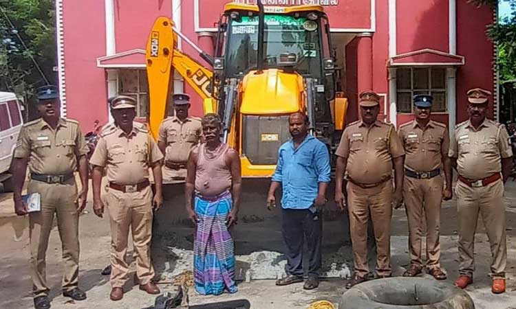 A rescue team is ready with equipment at Kattumannarkoil police station ...