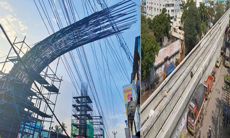 In Medavakkam, there is commotion due to the wires built for the metro ...