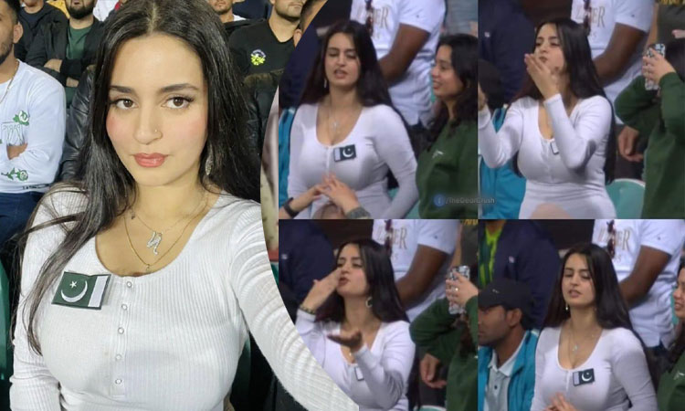 Beautiful Pakistani fan Natasha hoping for Ind vs Pak final at ...