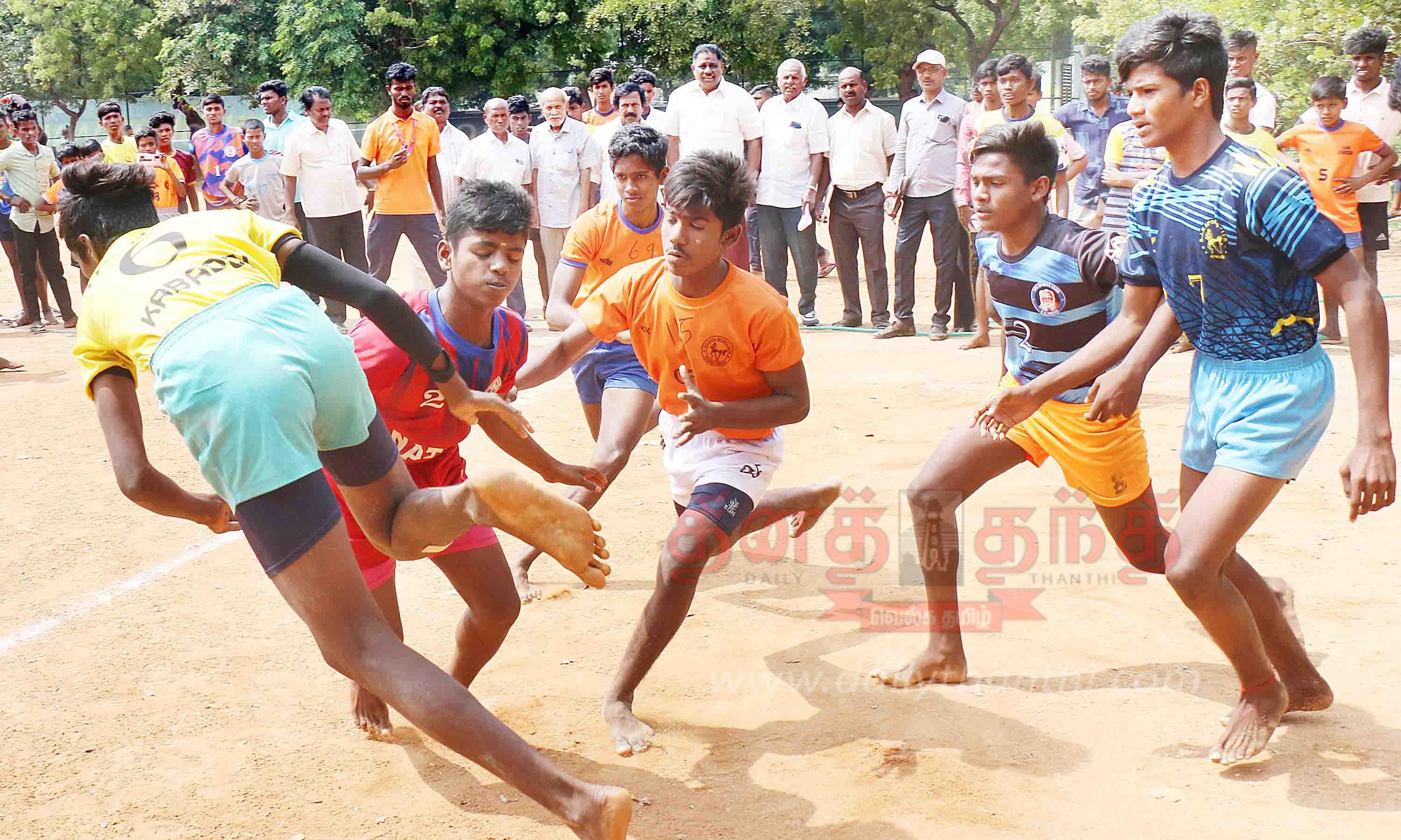 Trichy players selected to play in National Kabaddi Tournament | தேசிய ...
