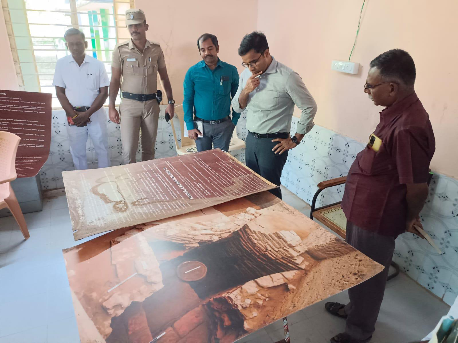 Found in Korkai Excavation Collector of antiques Senthil Raj visited ...