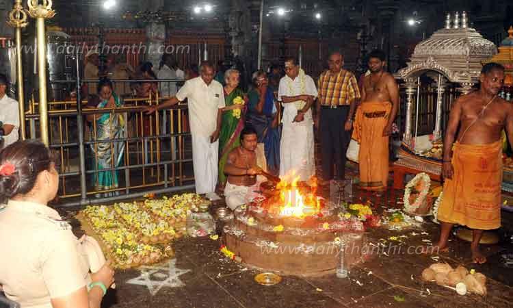 Chandrasekhar Vethi Ula in Buddha Vahanam on the 3rd day of Deepatri ...