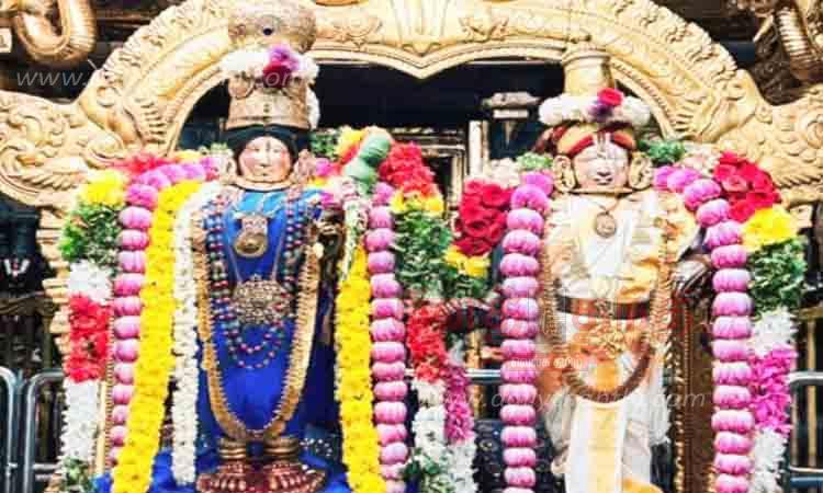 Andal in special attire | சிறப்பு அலங்காரத்தில் ஆண்டாள்