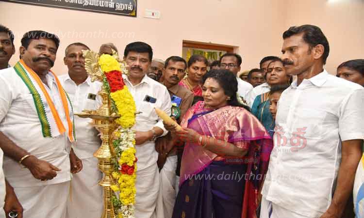 Kamarajar Arena in Surandai; Inaugurated by Governor Tamilisai ...