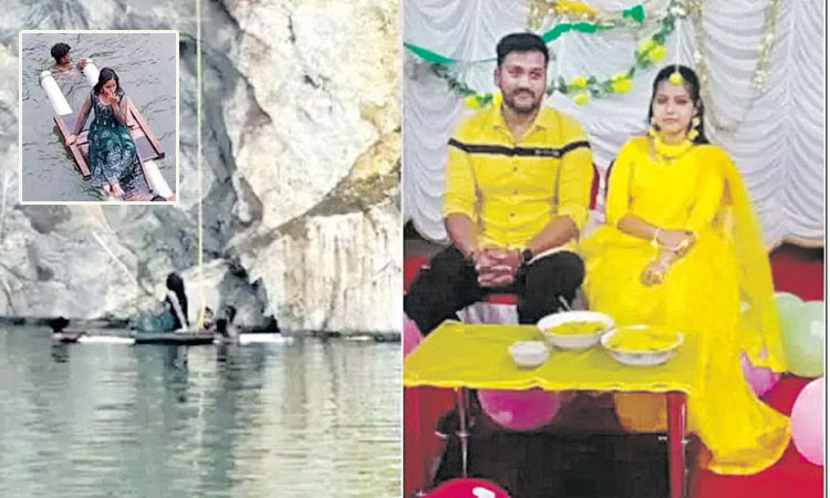 selfie crazy newly married couple fell in 150 feet deep water valley ...
