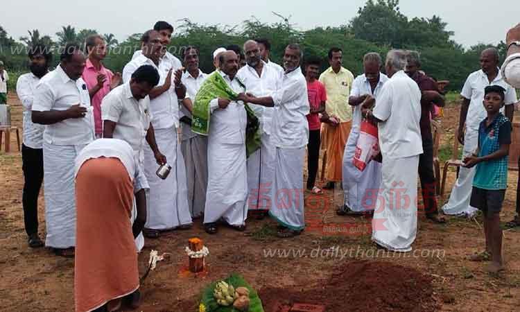 Ground breaking ceremony for new community welfare center at Rs.20 ...
