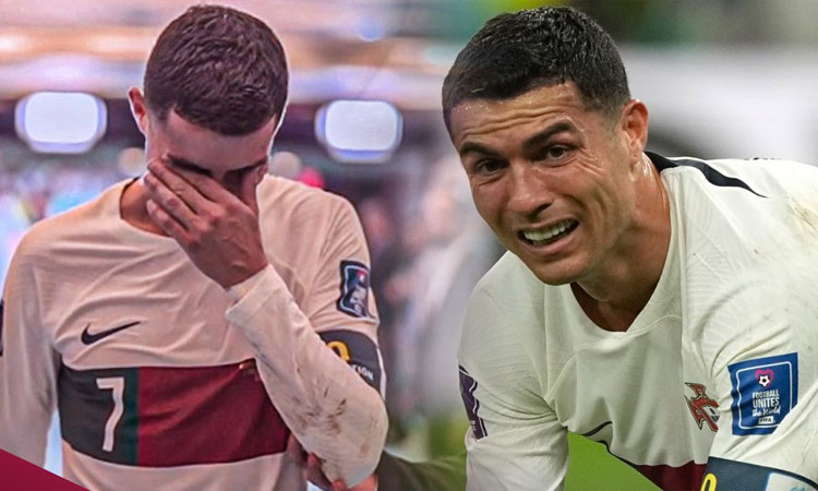 Ronaldo in tears as his World Cup comes to an end as a substitute ...